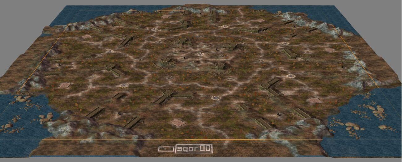 Карта Ancient Keep v5 скачать для Generals - Zero Hour